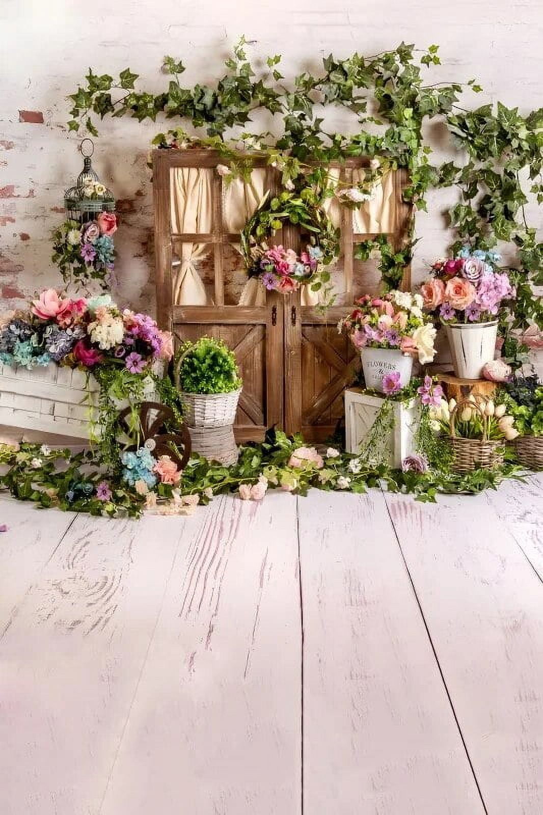 Laeacco Spring Easter Photo Photography Backdrops Green Grass Cute ...