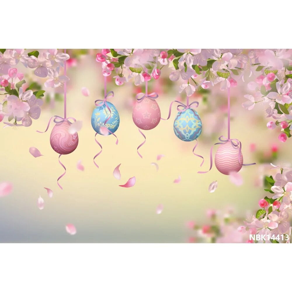 Laeacco Spring Photophone Flowers Blossom Bokeh Photography Backdrops ...