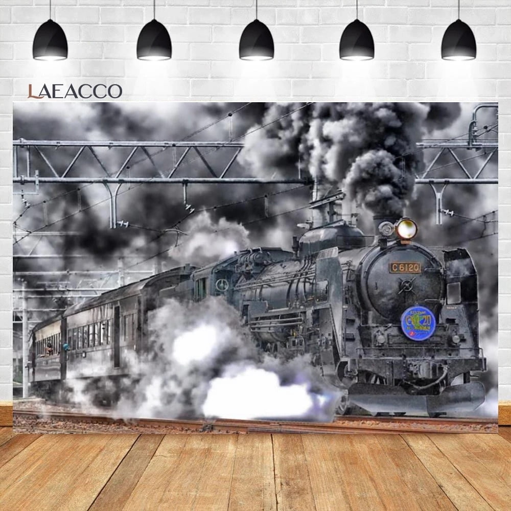 Laeacco Steampunk Machine Clock Gears Retro Style Photography Backdrops ...