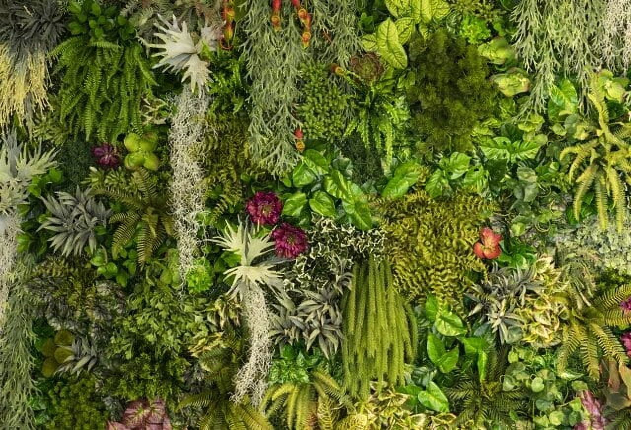 Laeacco Tropical Forest Green Plants Leaves Foliage Photography ...