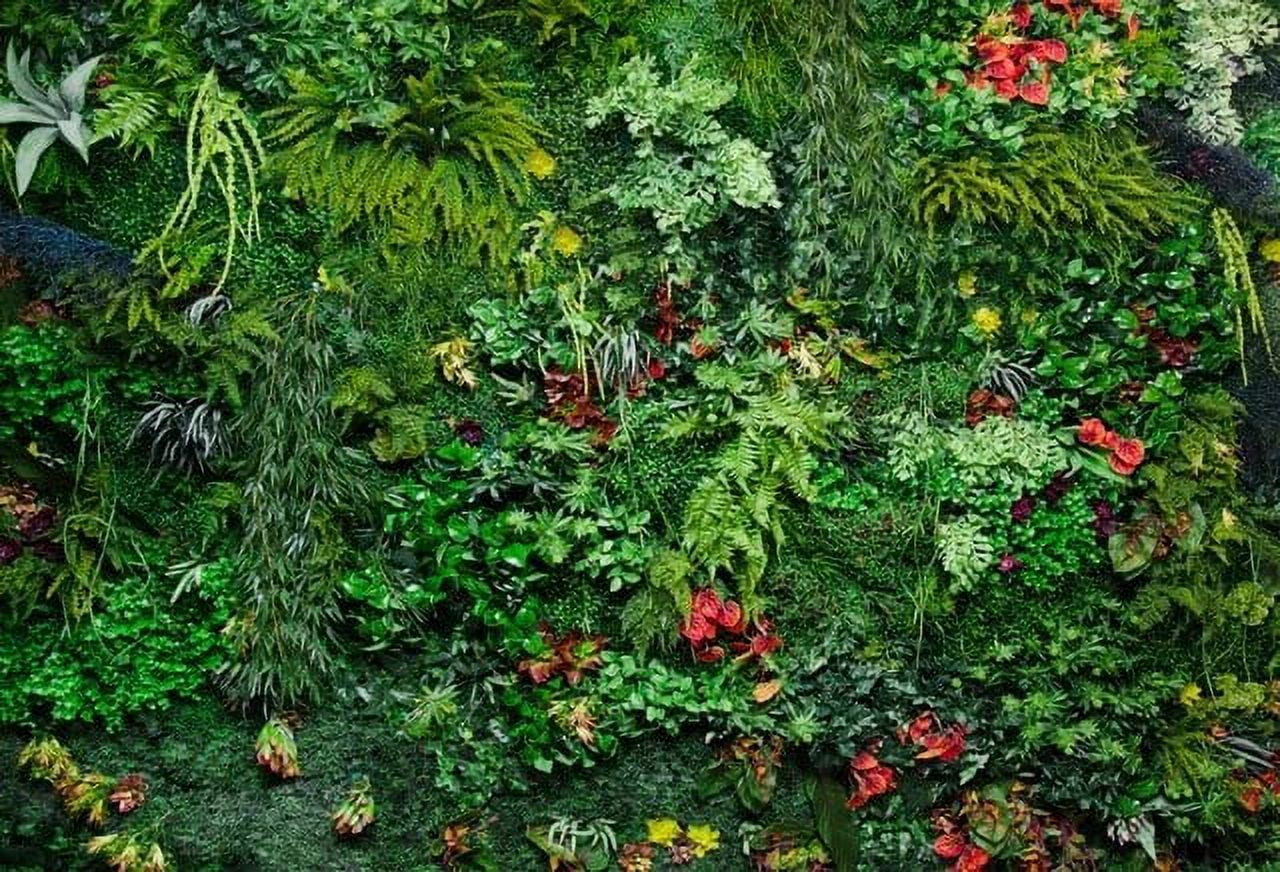 Laeacco Tropical Forest Green Plants Leaves Foliage Photography ...