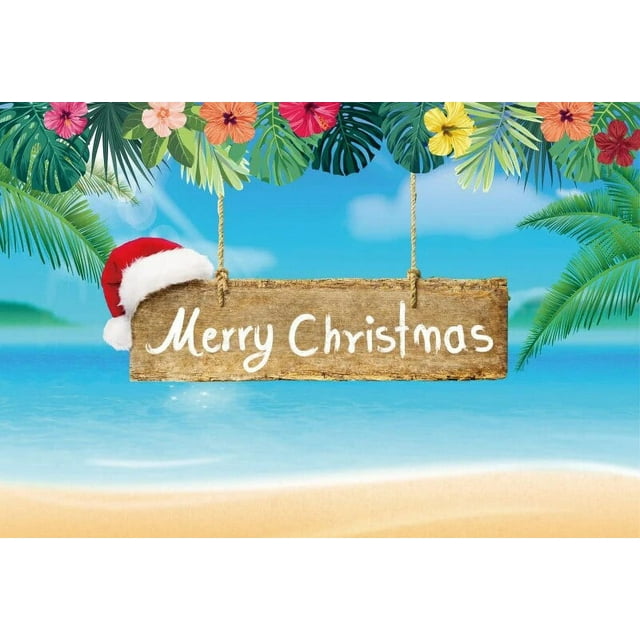 Laeacco Tropical Sea Seaside Ocean Backdrop Beach Party Wave Natural ...