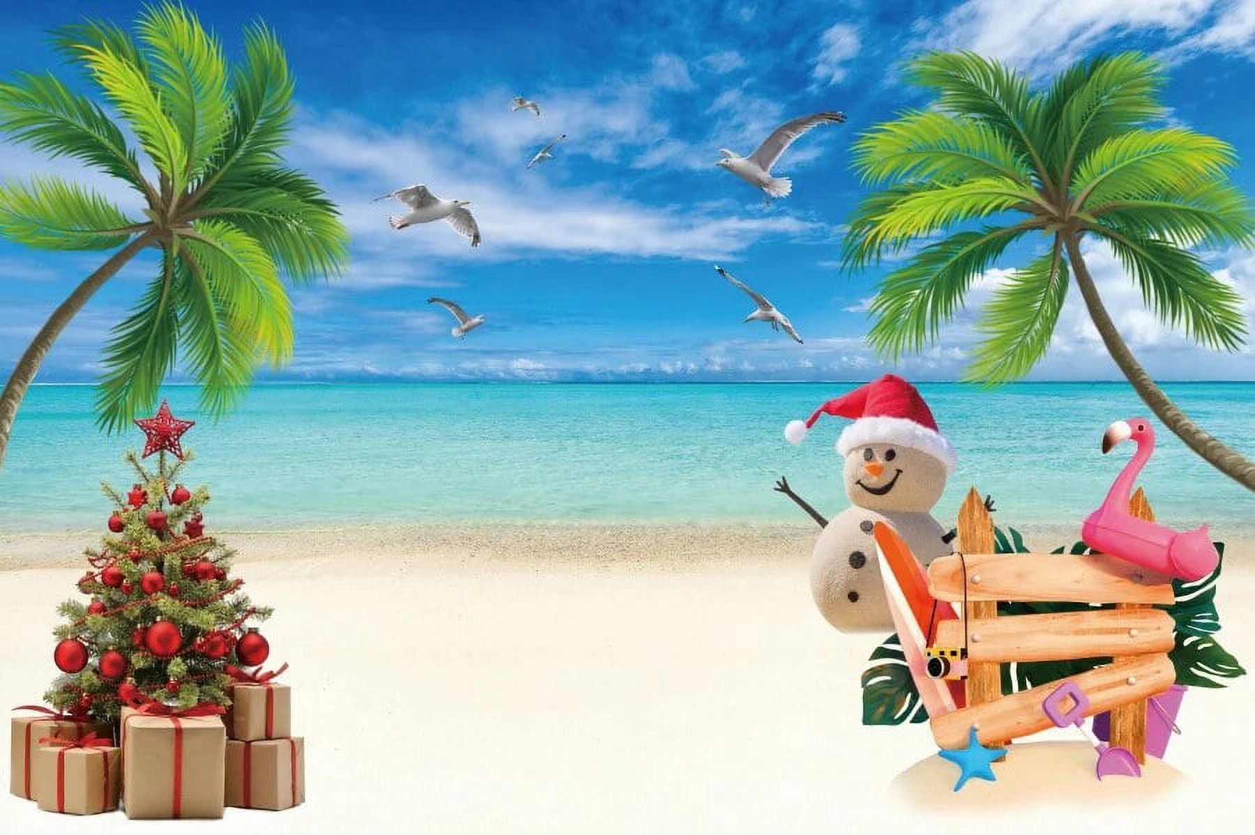 Laeacco Tropical Sea Seaside Ocean Backdrop Beach Party Wave Natural ...