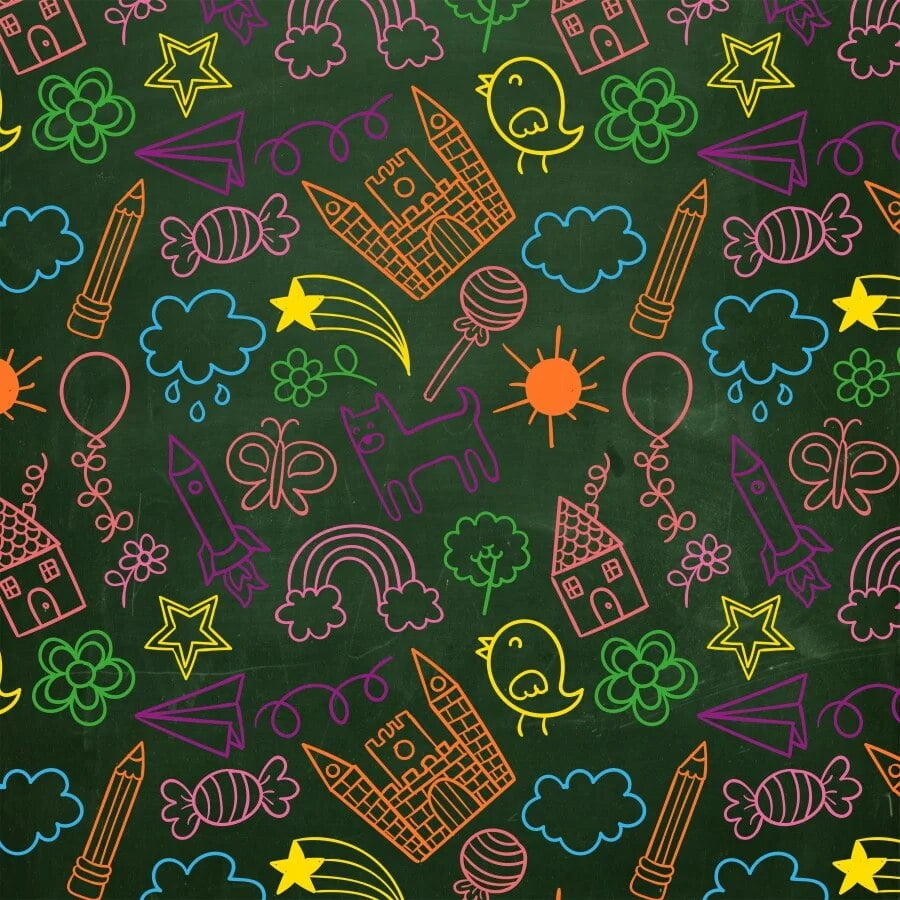 Laeacco Vinyl Photography Backgrounds Back to School Backdrops ...