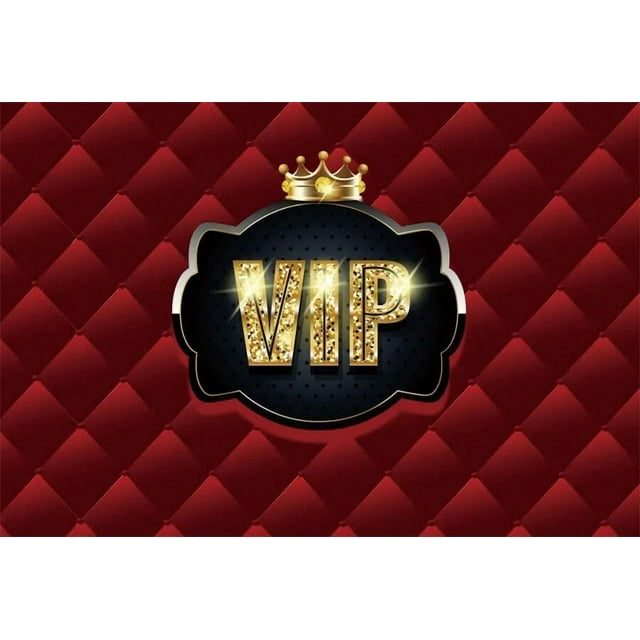 Laeacco Vip Party Photocall Black Golden Sequins Polka Dots Customized ...