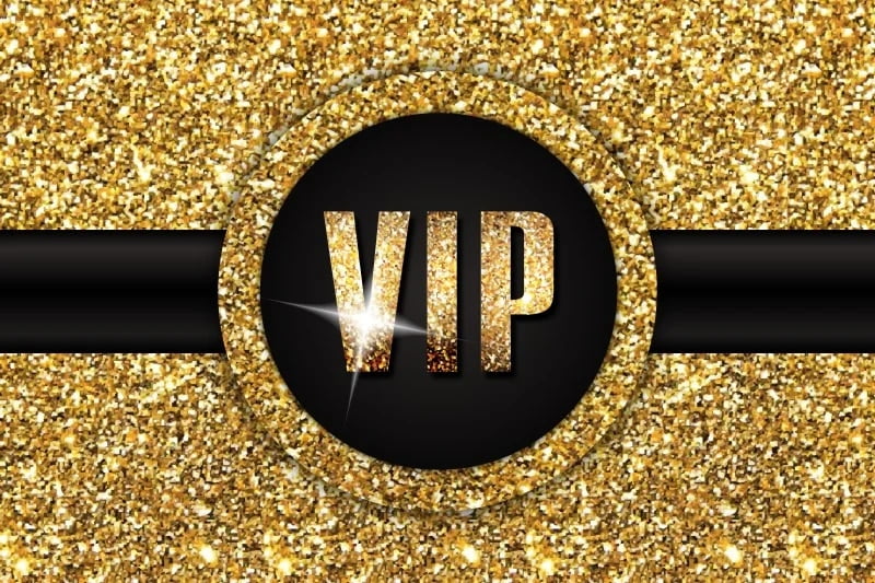 Laeacco Vip Party Photocall Black Golden Sequins Polka Dots Customized ...