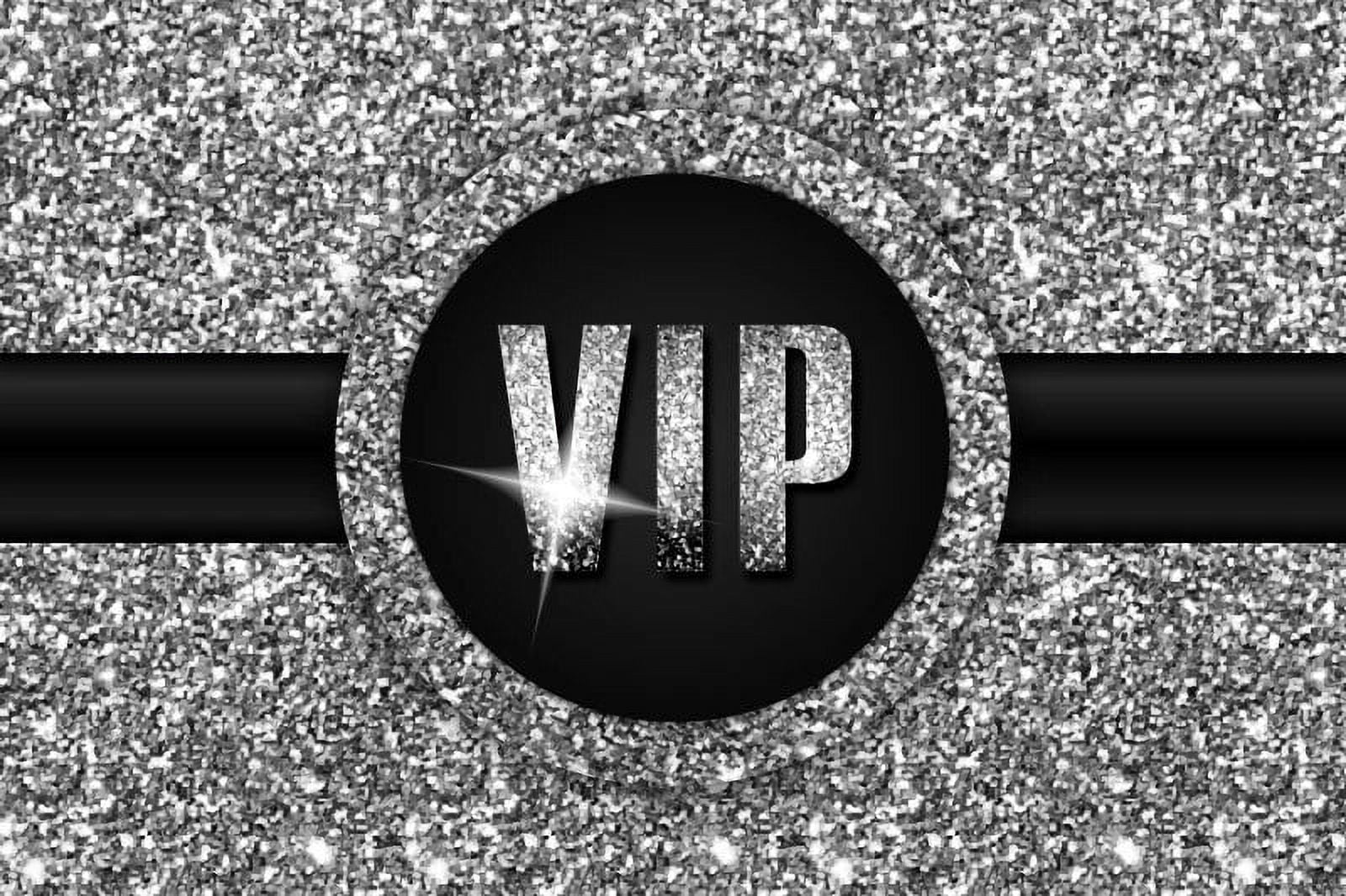 Laeacco Vip Party Photocall Black Golden Sequins Polka Dots Customized ...