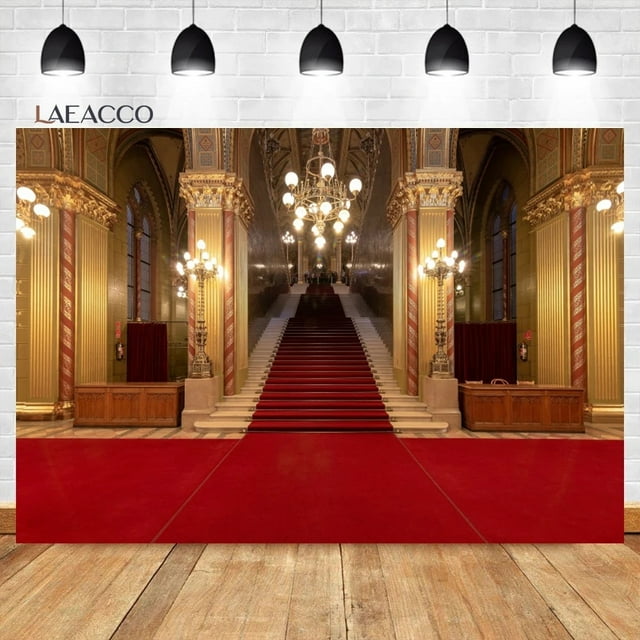 Laeacco Wedding Bridal Shower Backdrops Luxury Chandelier Chic Wall ...