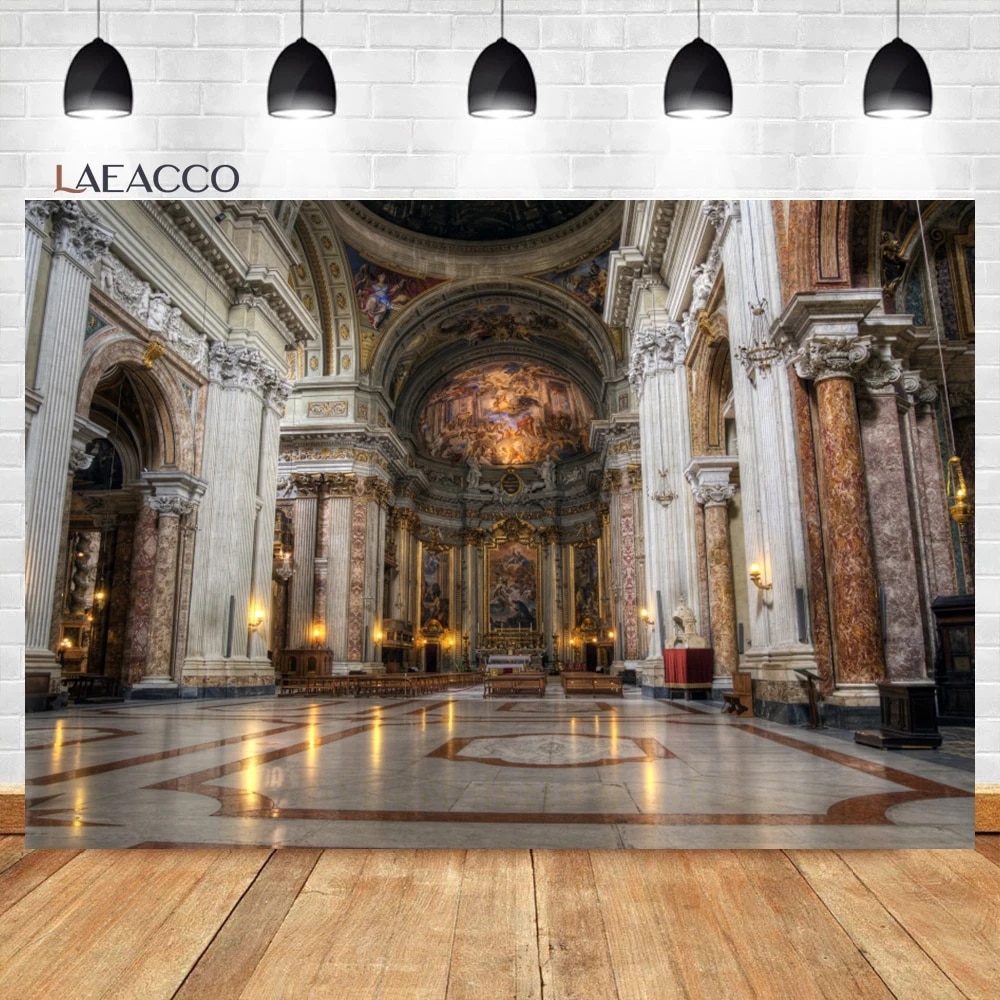 Laeacco Wedding Bridal Shower Backdrops Luxury Chandelier Chic Wall ...