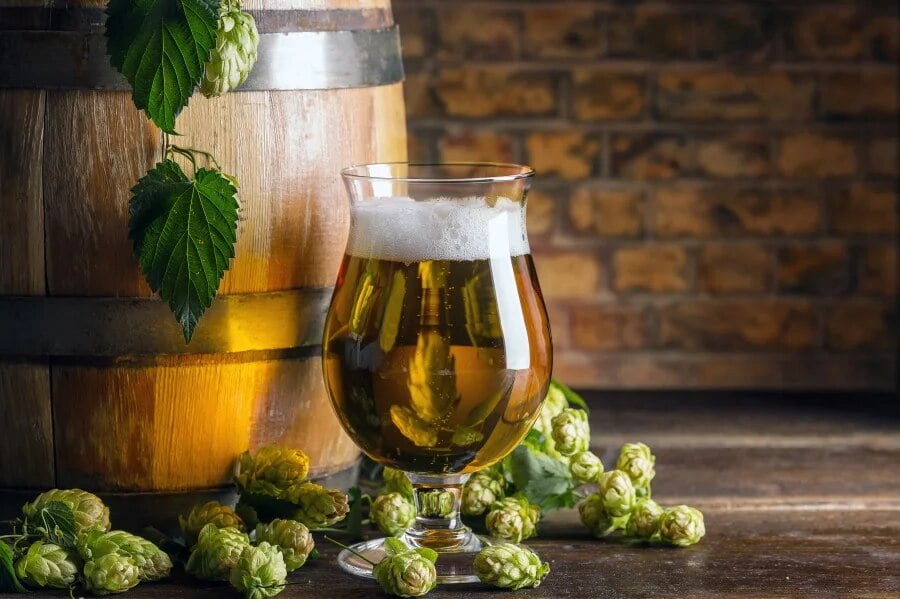 Laeacco Wine Photo Backdrop Poster Vintage Wooden Jar Grape Wine Autumn ...