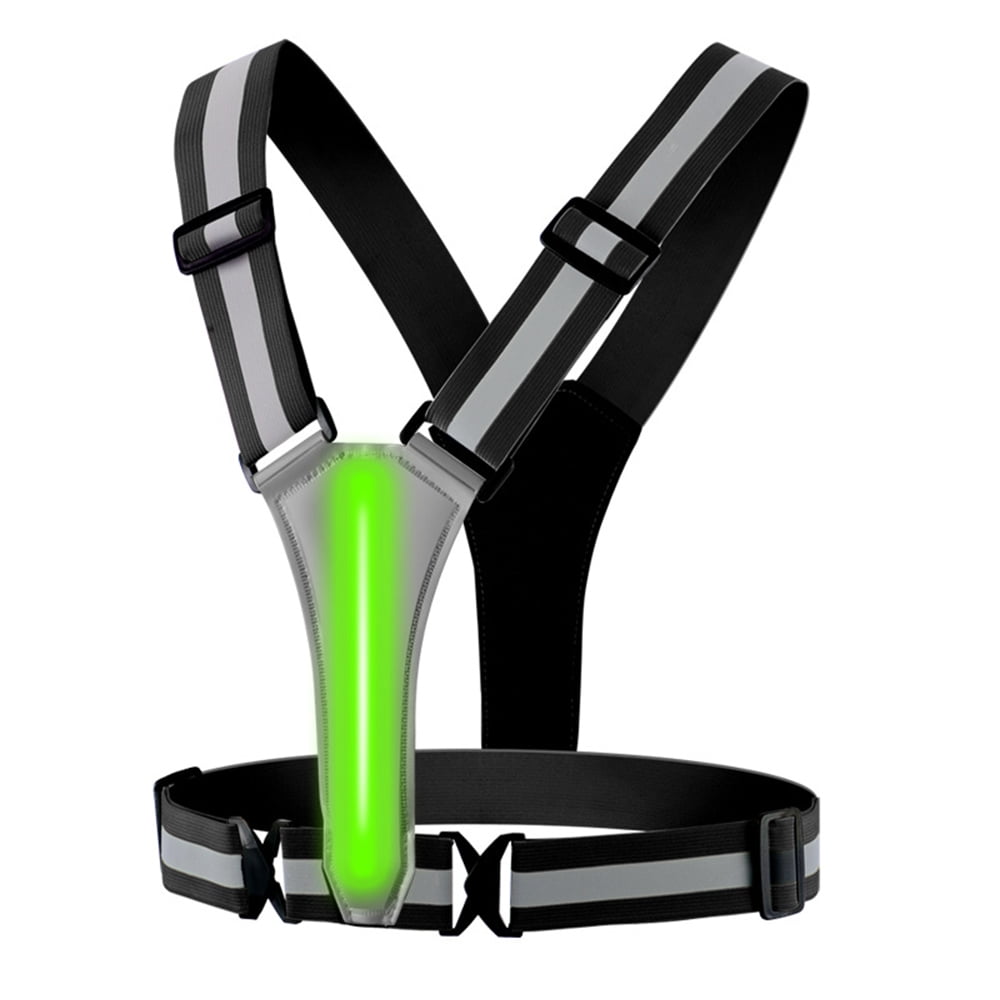 Laegsmetg LED Reflective Vest Safety Gear, Light Up Vest for Night ...