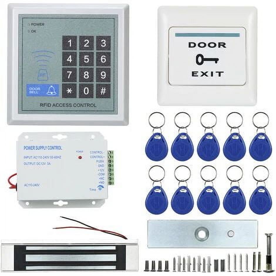 Laegsmetg RFID Access Control System Kit Glass Door Opener Electronic ...