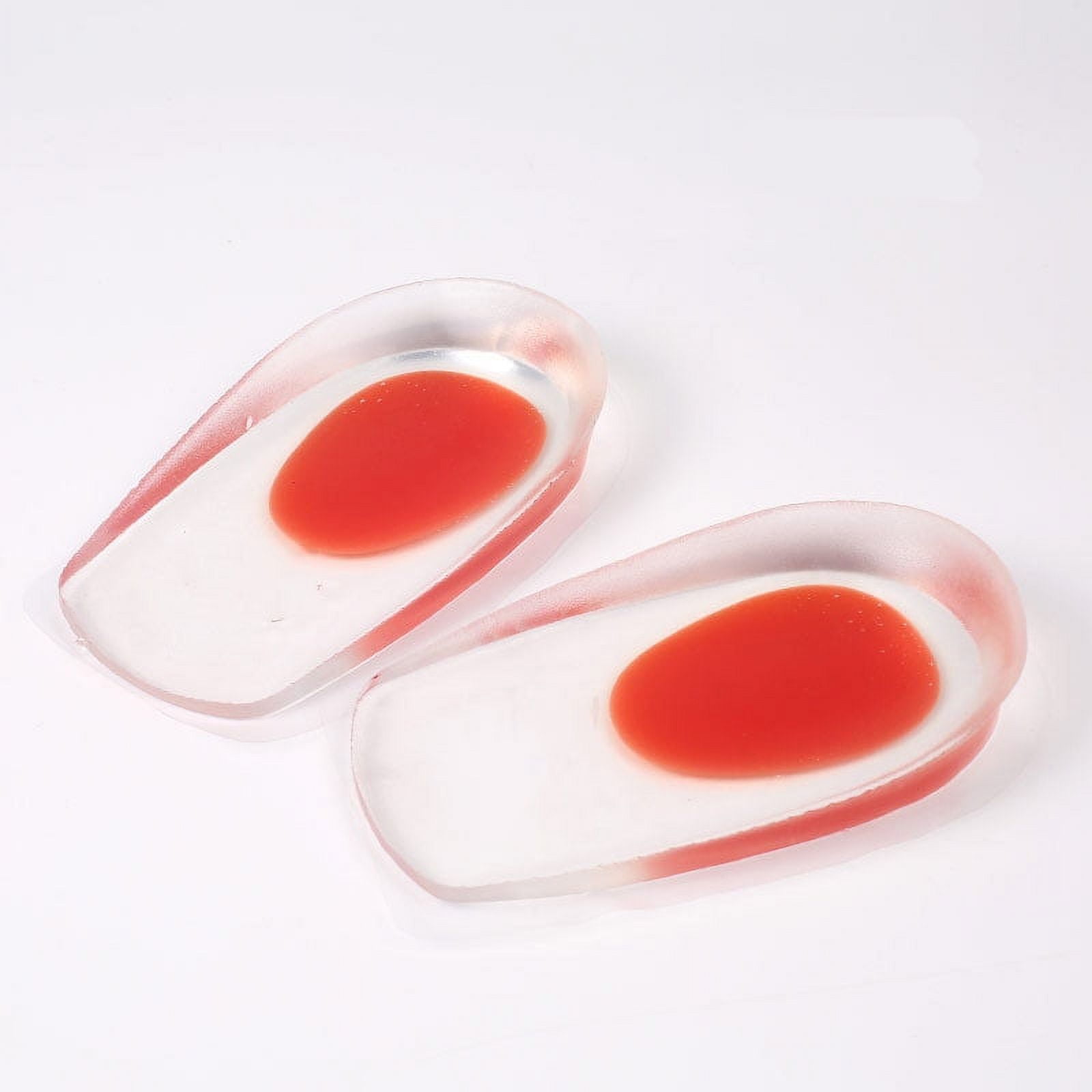 Laegsmetg Silicone Gel Heel Cups - Shoe Inserts for Plantar Fasciitis ...