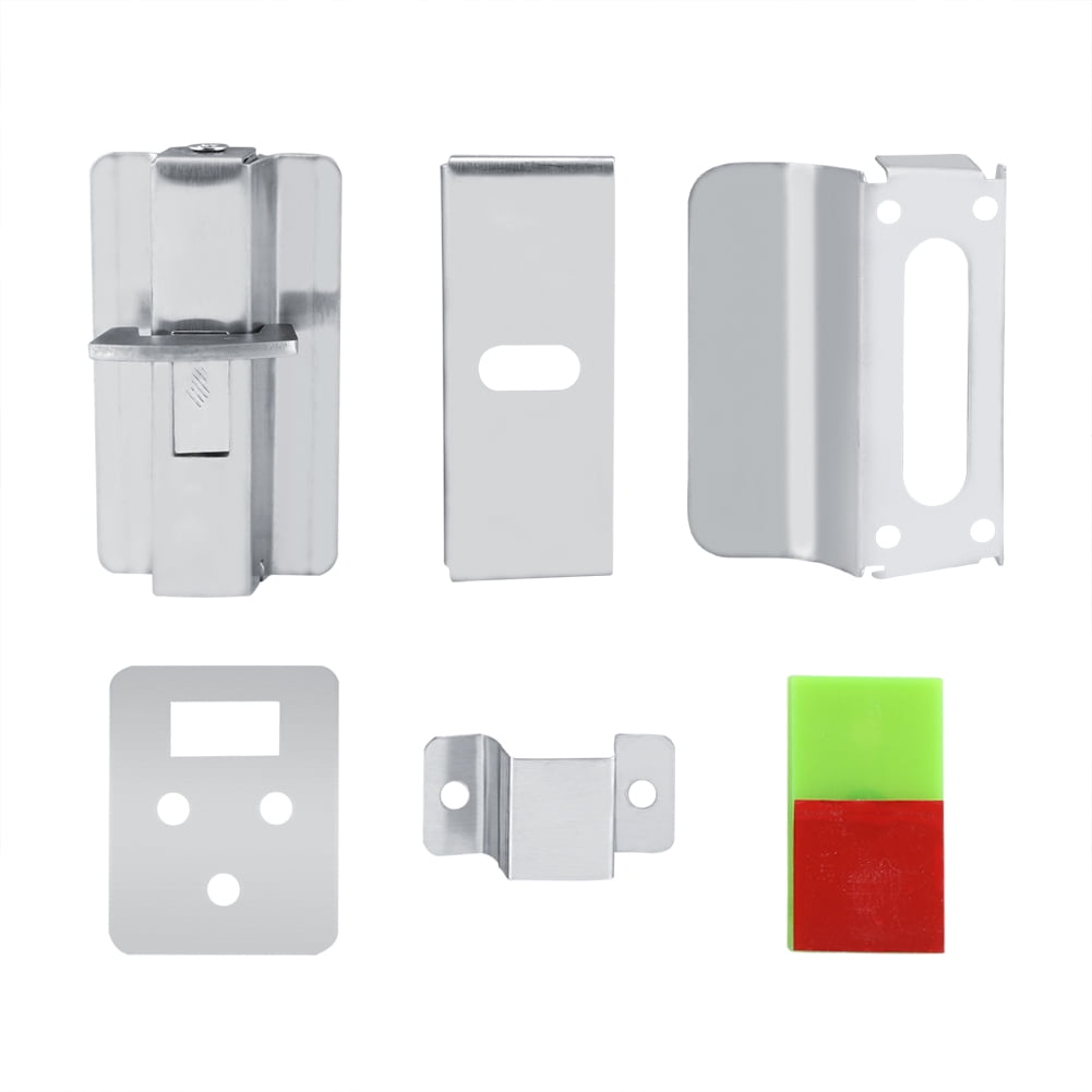 Laegsmetg Stainless Steel Bathroom Public Toilet Privacy Bolt Door Lock ...