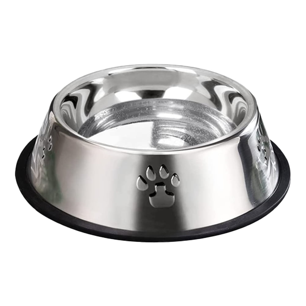 Laegsmetg Stainless Steel Dog Bowls, Feeding Bowls, Dog Plate Bowls ...