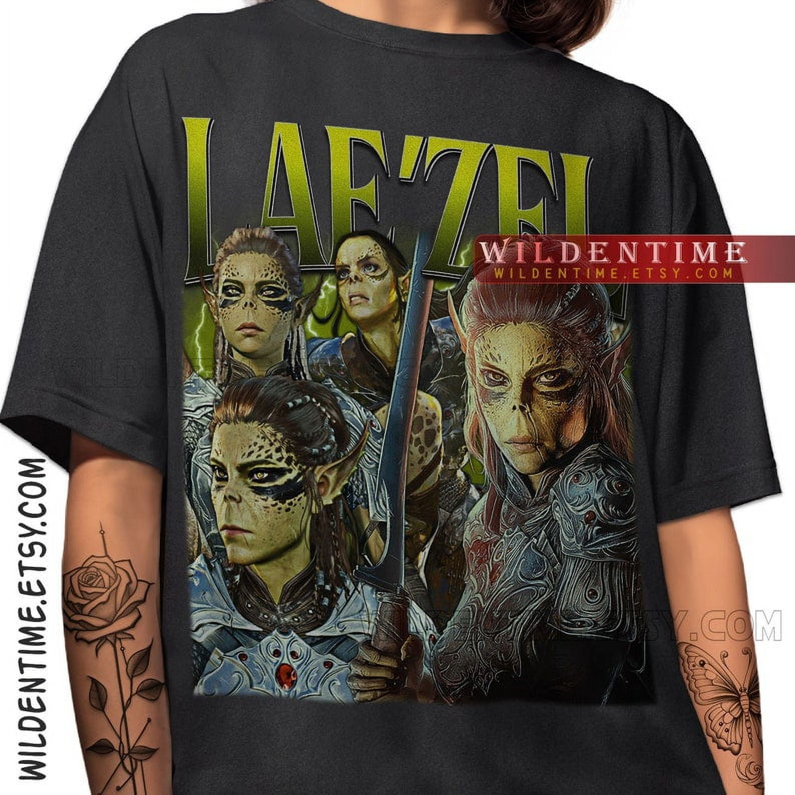 Laezel Baldurs Gate 3 Vintage T-Shirt, Lae'zel Baldurs T Shirt, Lae'zel ...