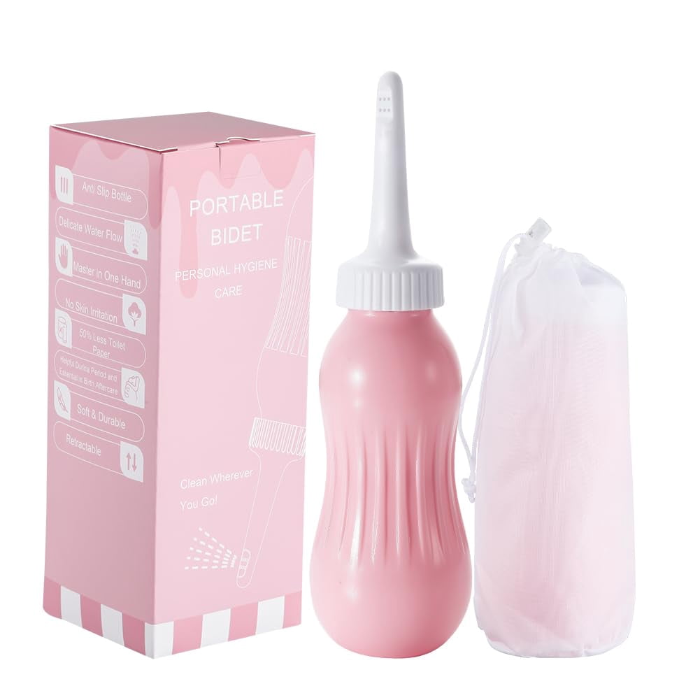 Lafati Outdoor Portable Bidet Sprayer, Pink, 500 ml - Walmart.com