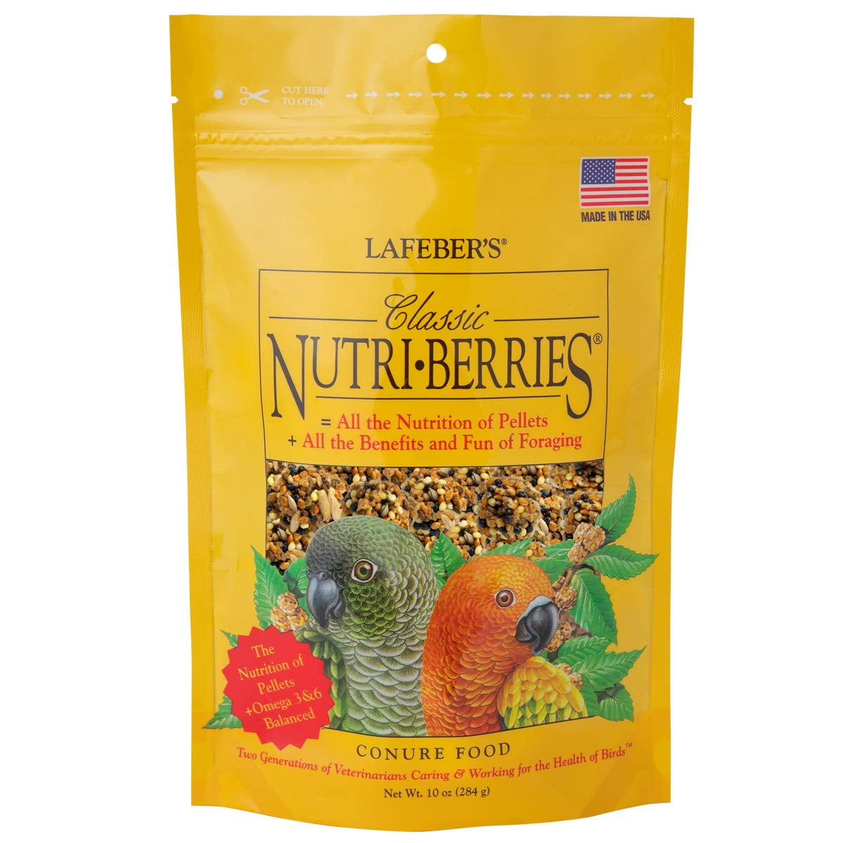 Lafeber Company Classic Nutri-Berries Conure Bird Food 10 oz - Walmart.com