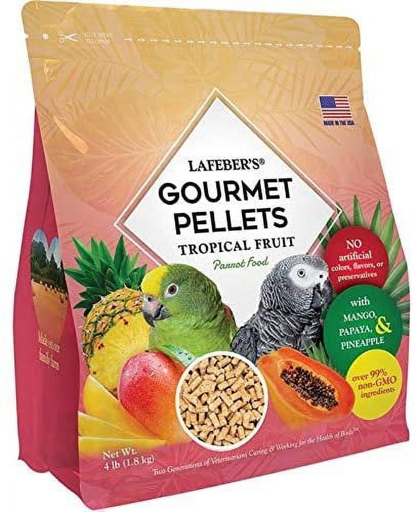 Lafeber's Gourmet Pellets Tropical Fruit For Parrots Nutritional Bird ...
