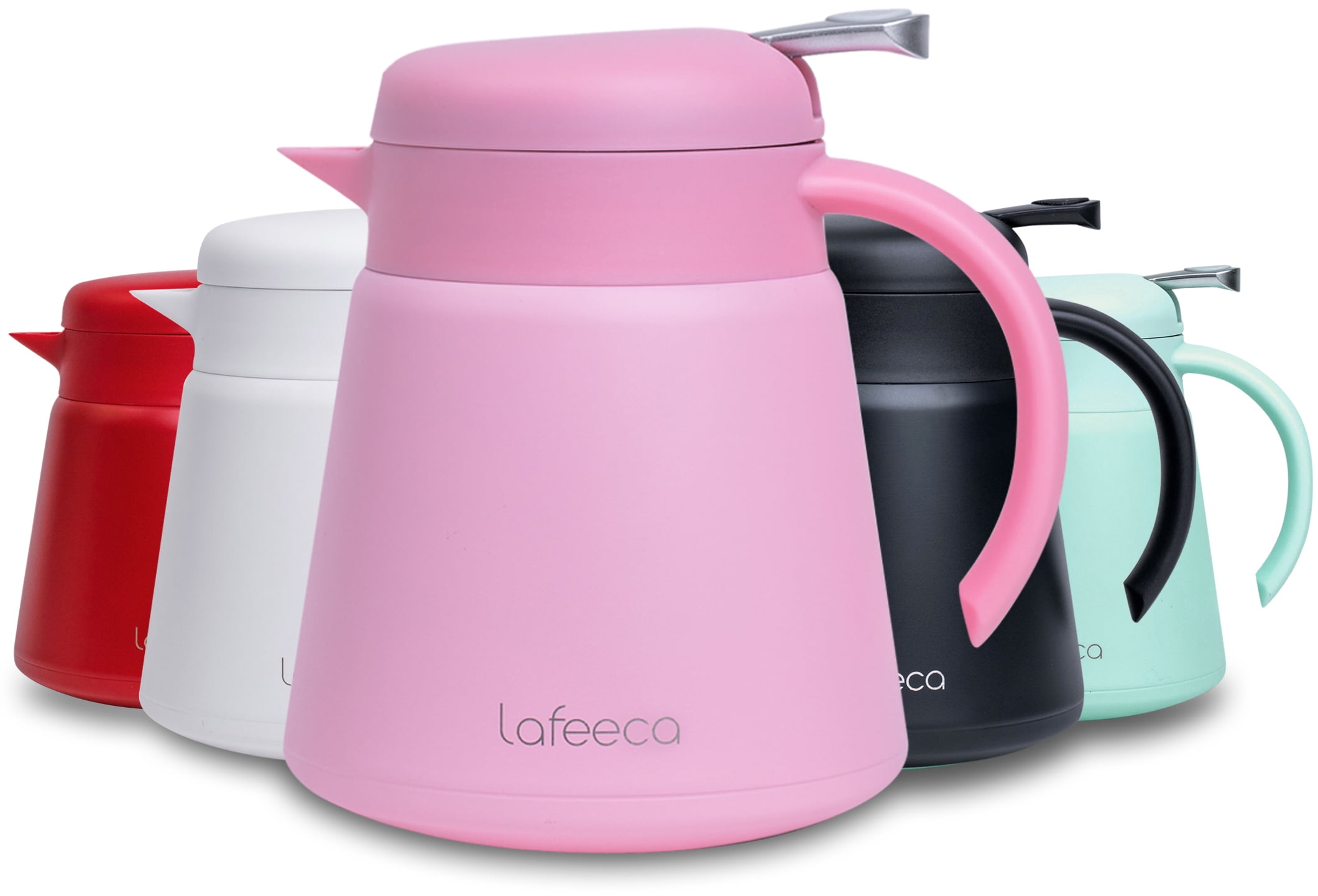 Lafeeca Thermal Coffee Carafe Tea Pot Stainless Steel, Double Wall ...