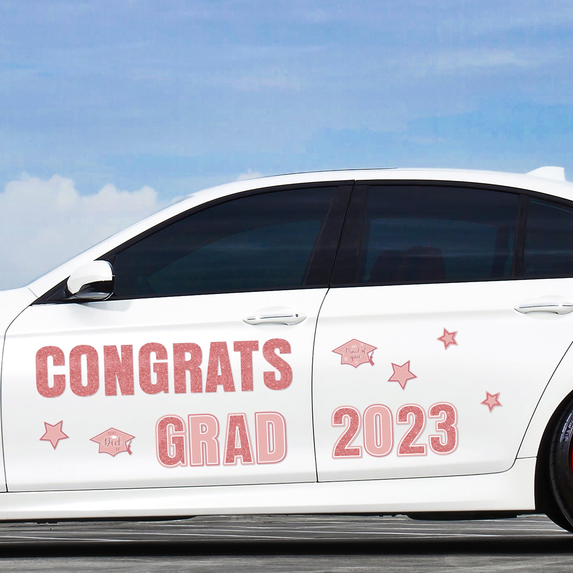 Laffact 22-Piece Congrats Grad 2023 Magnet Decoration Set for Car ...