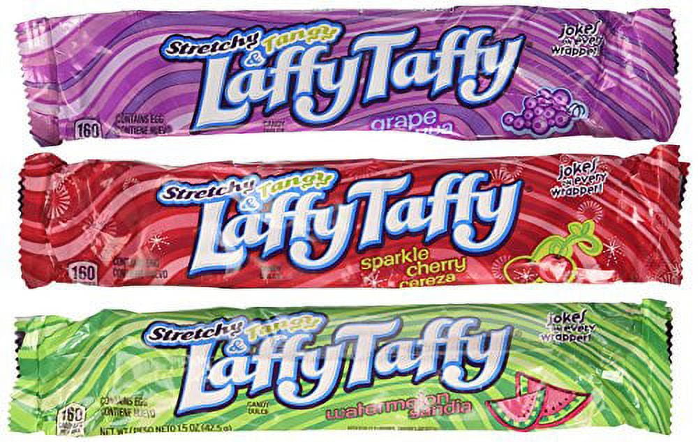 Laffy Taffy Bars Stretchy And Tangy Taffy Three Flavors 24 1 5oz