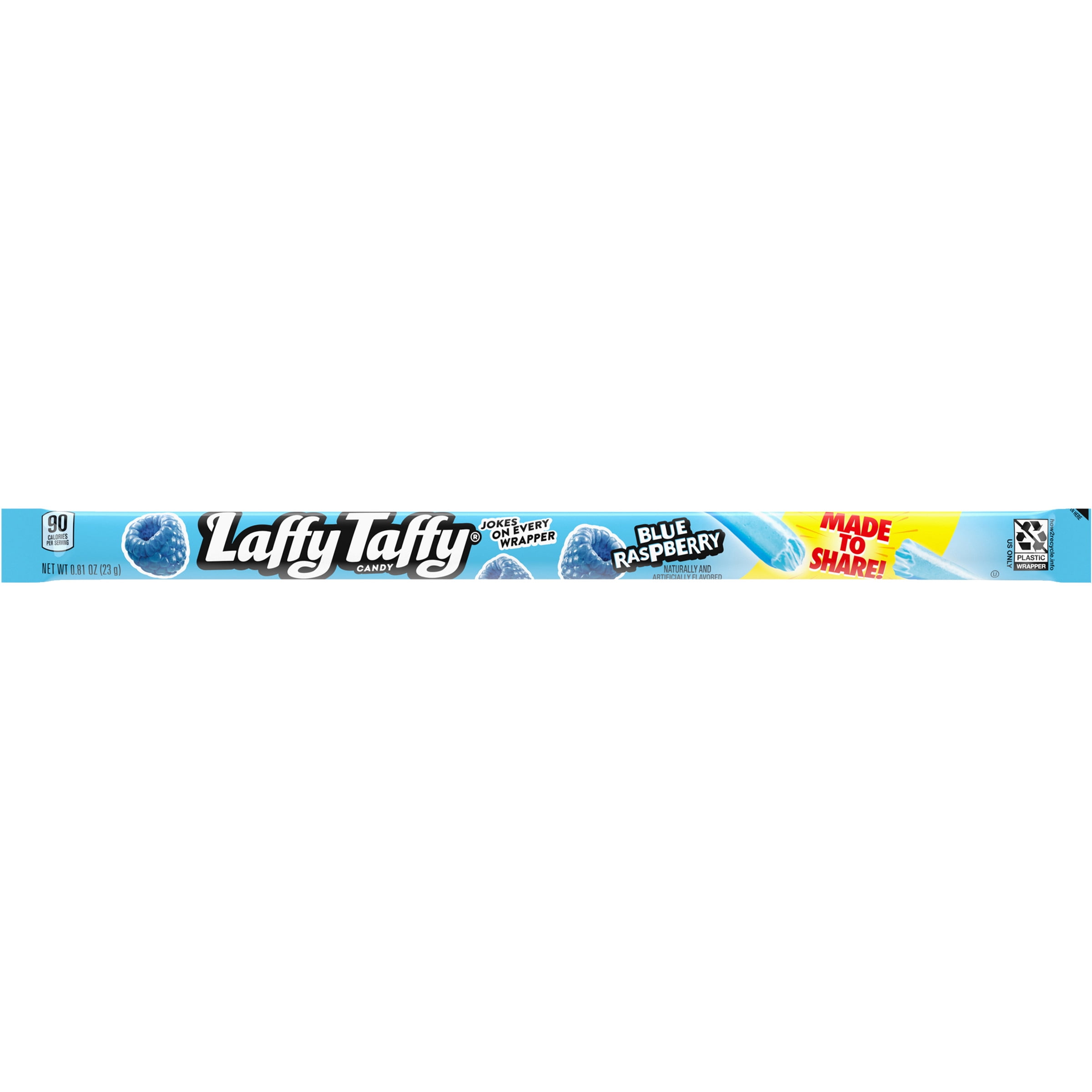 Laffy Taffy Blue Raspberry Candy 0.81 oz - Walmart.com