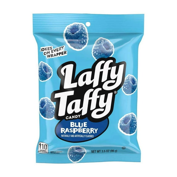 Laffy Taffy Blue Raspberry Mini Bars, 3.5 oz - Walmart.com