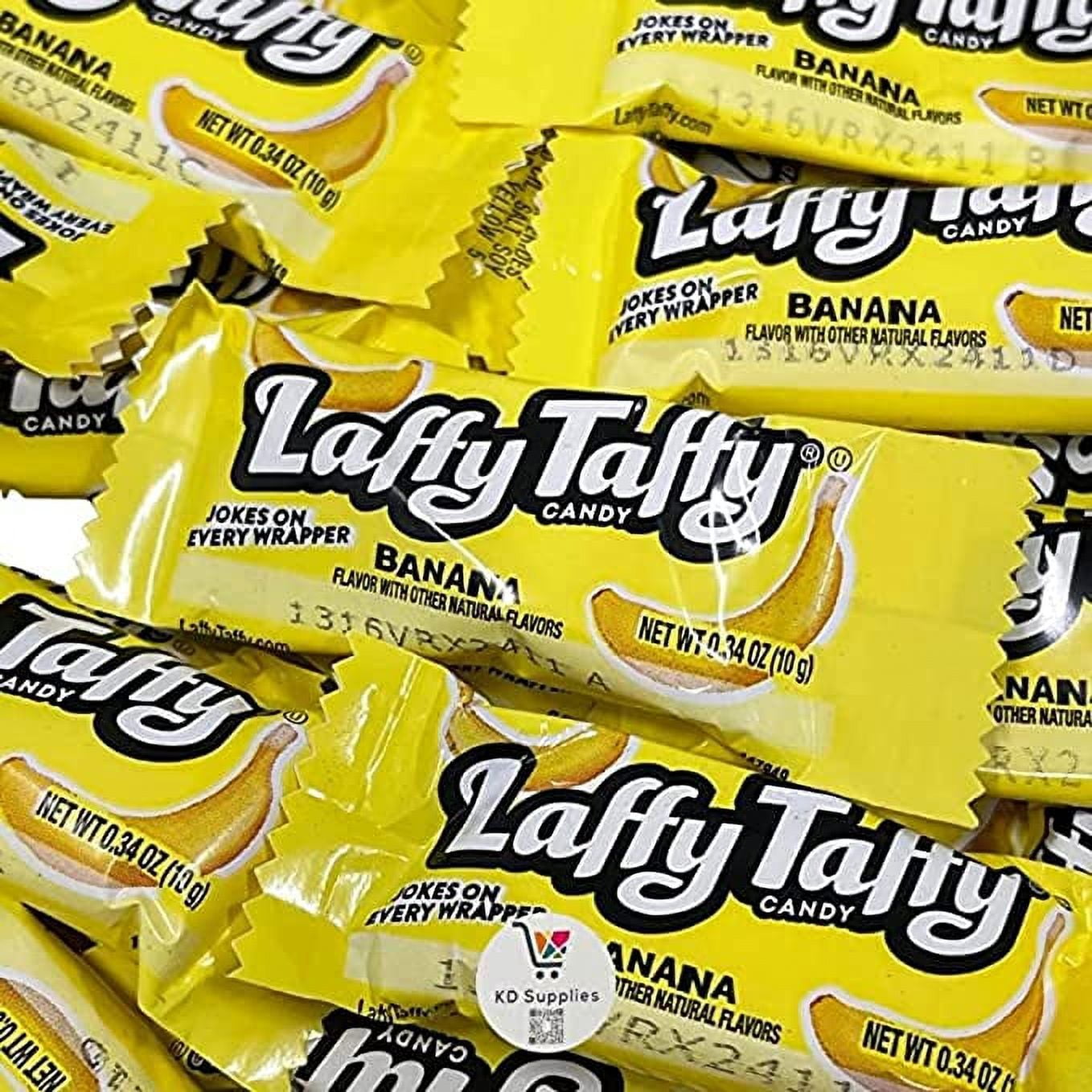 Laffy Taffy Bulk Candy: Stretchy, Tangy, Fruity Mix of Apple, Banana, Cherry Mini Bars - Walmart.com