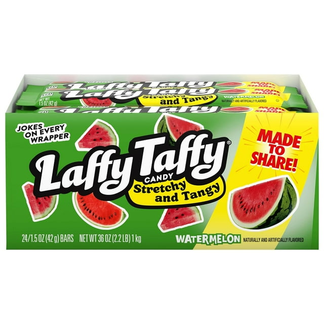 Laffy Taffy Candy Stretchy And Tangy Watermelon Flavor 1 5 Ounce