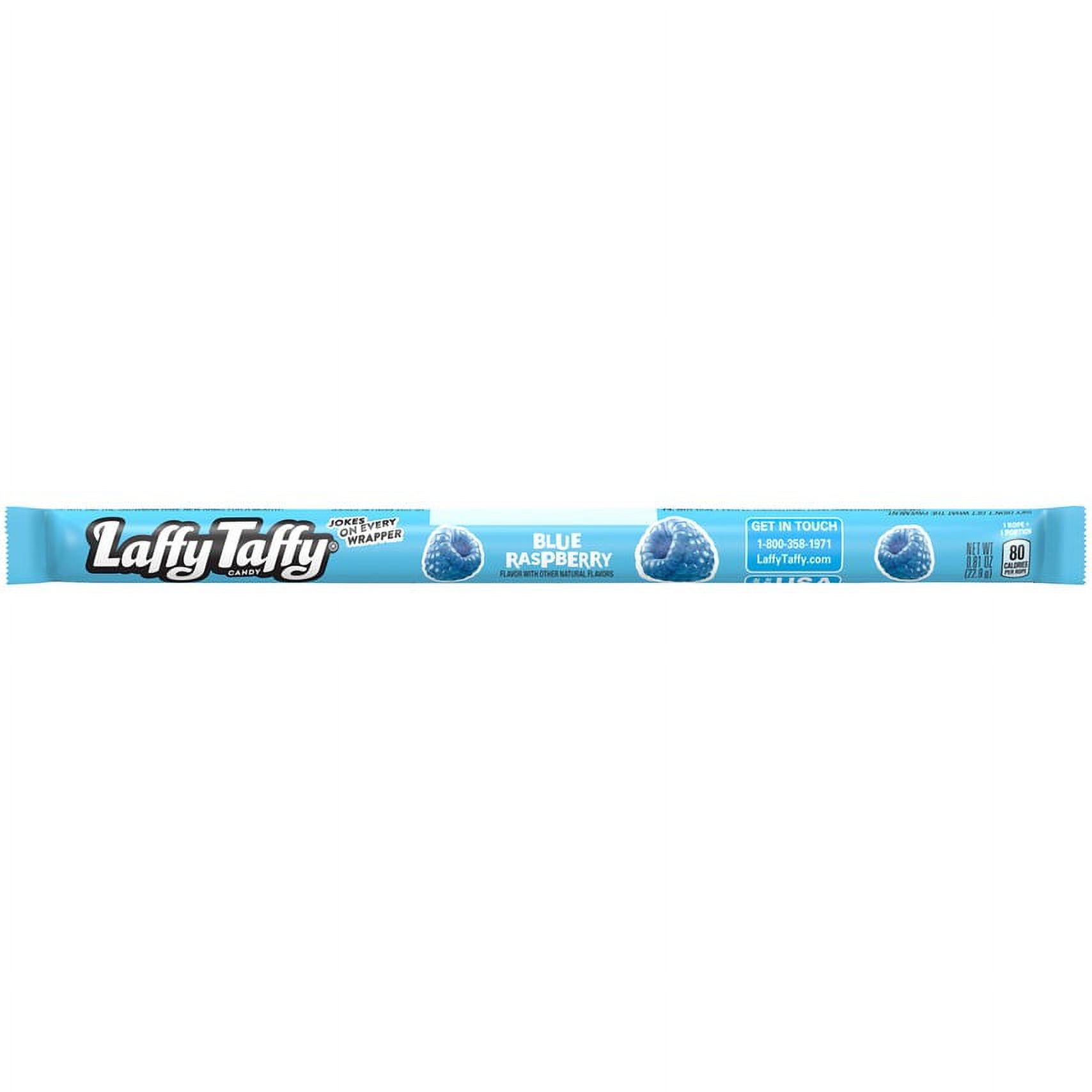 Laffy Taffy Rope Blue Raspberry Candy, 0.81oz (24 Count) - Walmart.com