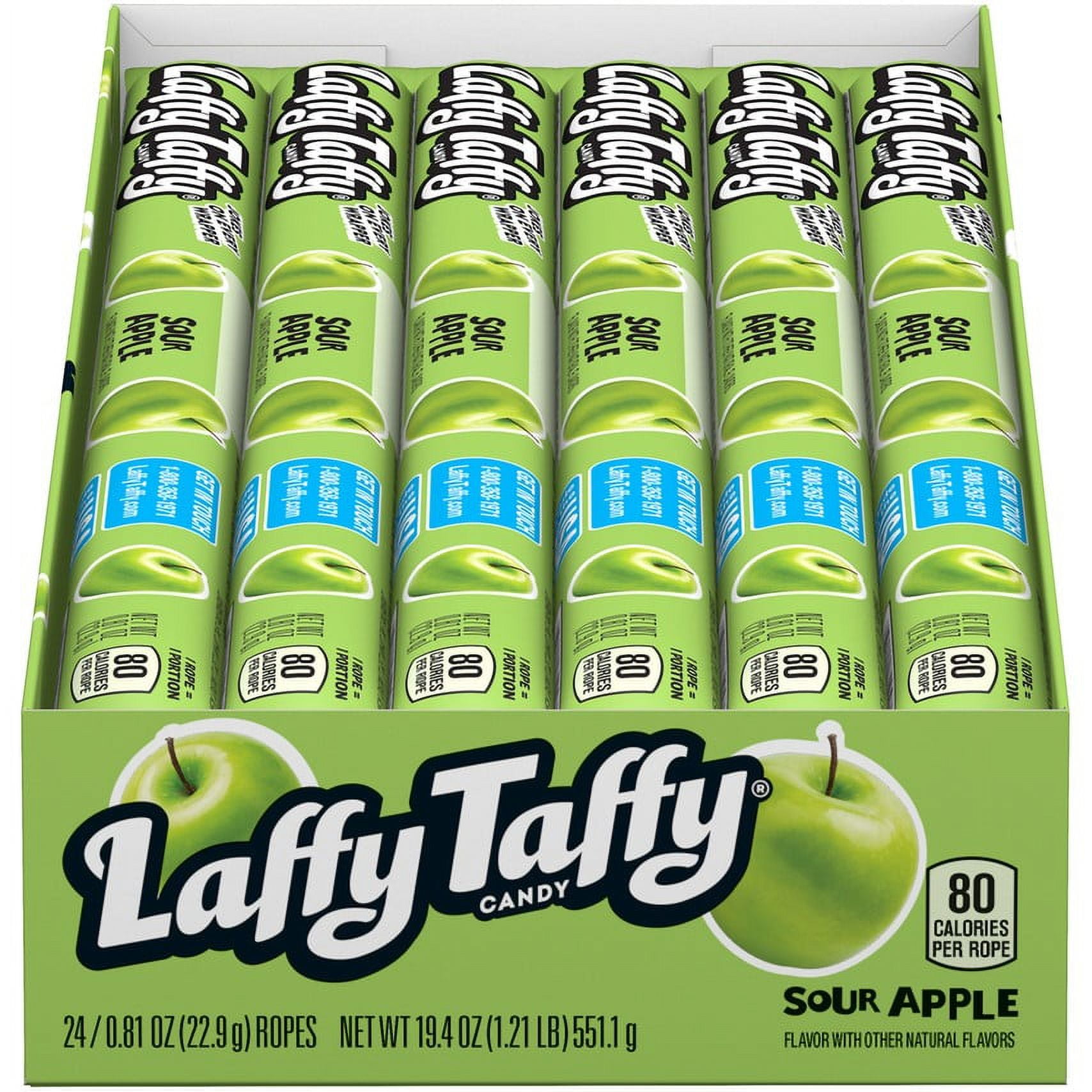 Laffy Taffy Rope Sour Apple Candy Chewable Tangy Fruit Flavor Sweet