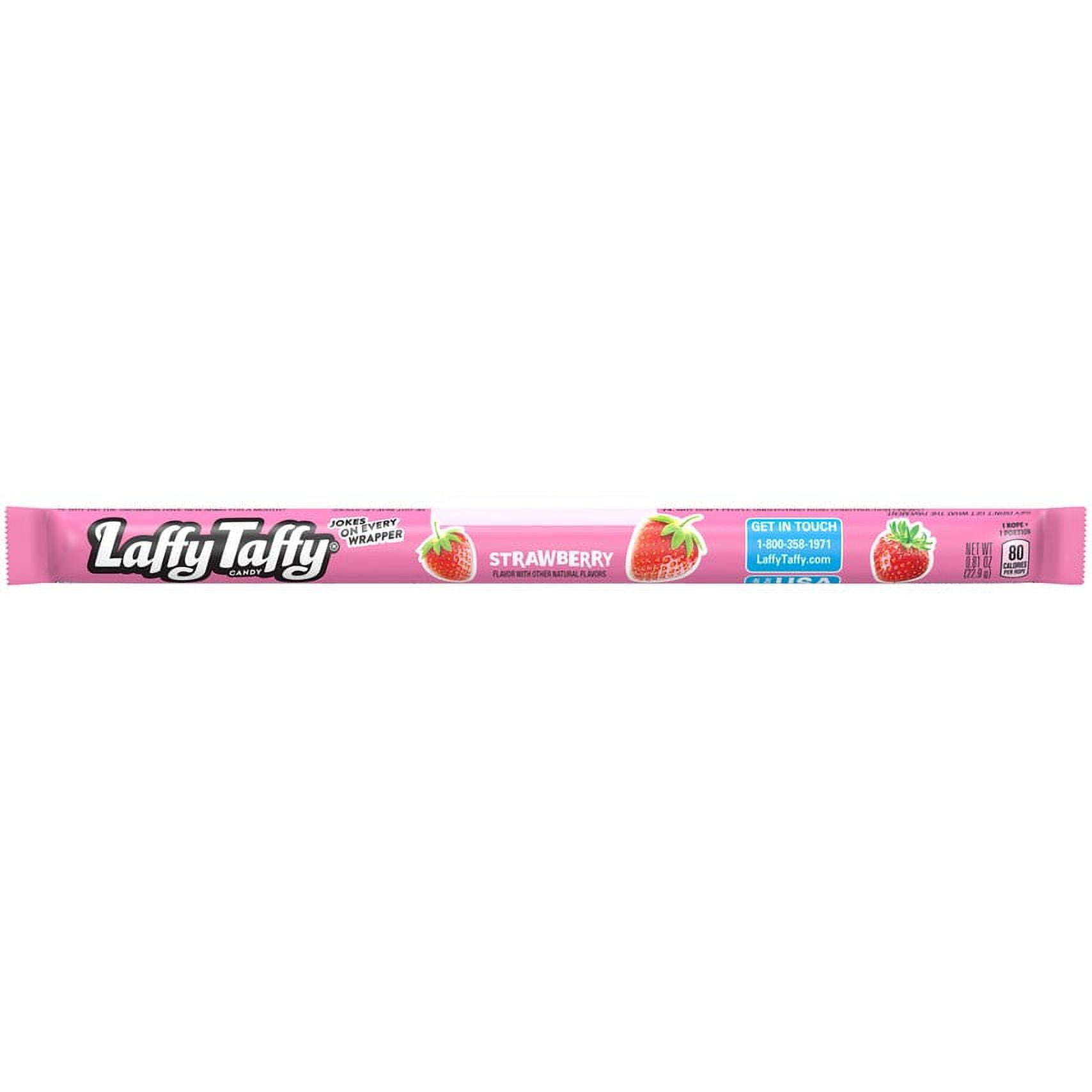 Laffy Taffy Rope Strawberry Candy, 0.81oz, (24 Count) - Walmart.com