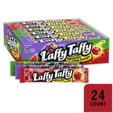 Laffy Taffy Sparkle Cherry, Watermelon & Grape Soft Candy Variety Pack ...