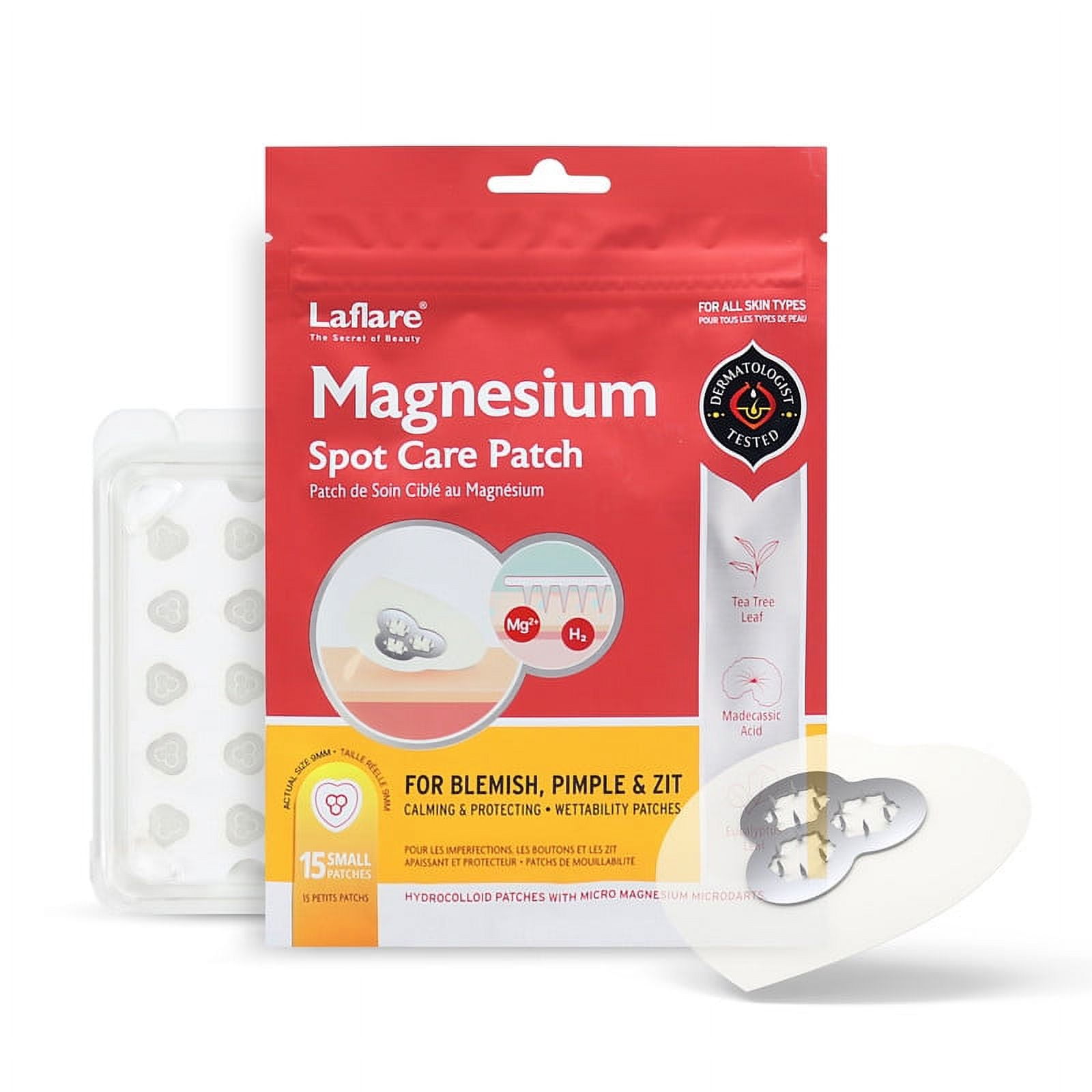 Laflare Magnesium Patches for Dark Spots, Blemish. Zit, Acne. Microdart ...
