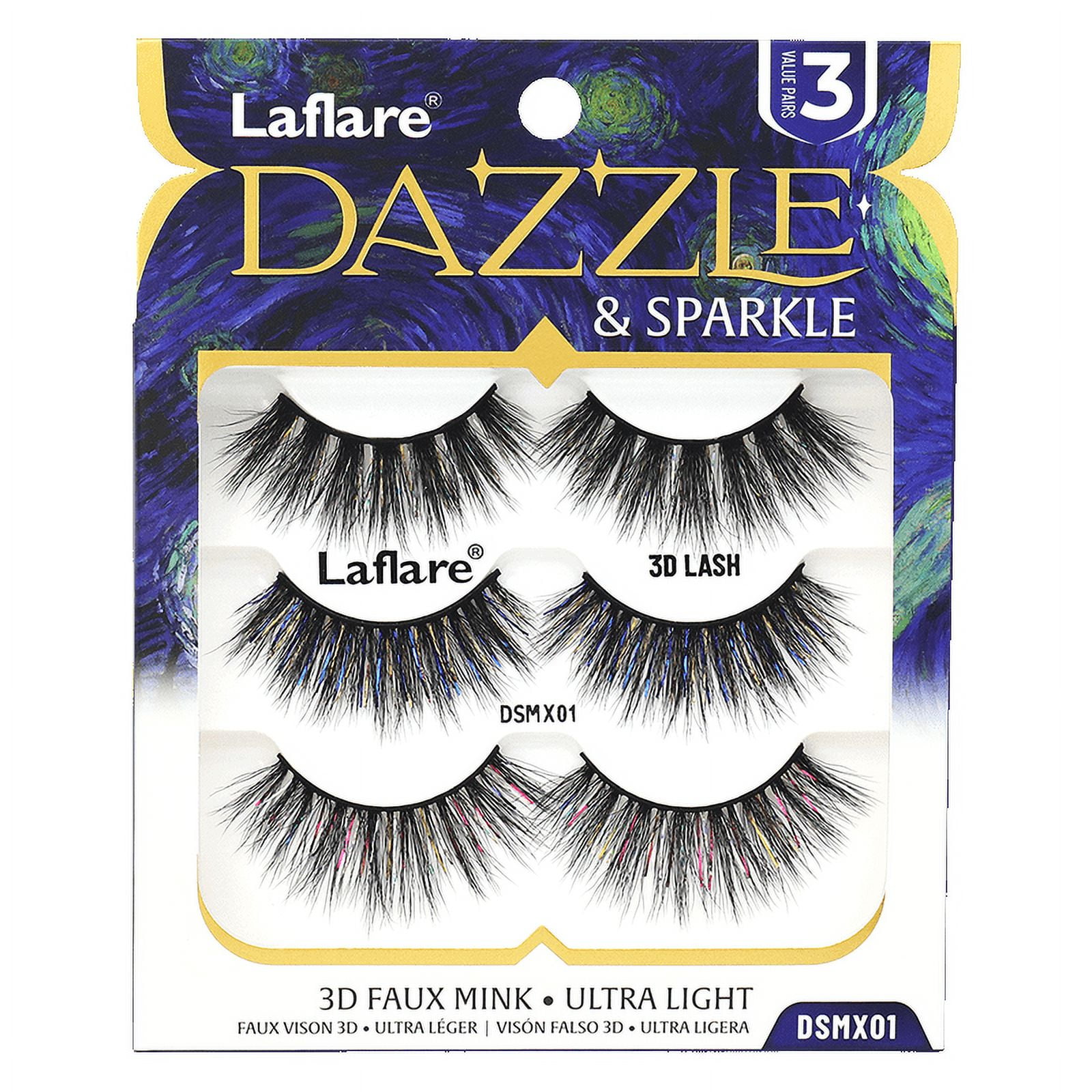 Laflare's Dazzle & Sparkle - Colorful and Shining Eyelashes for ...