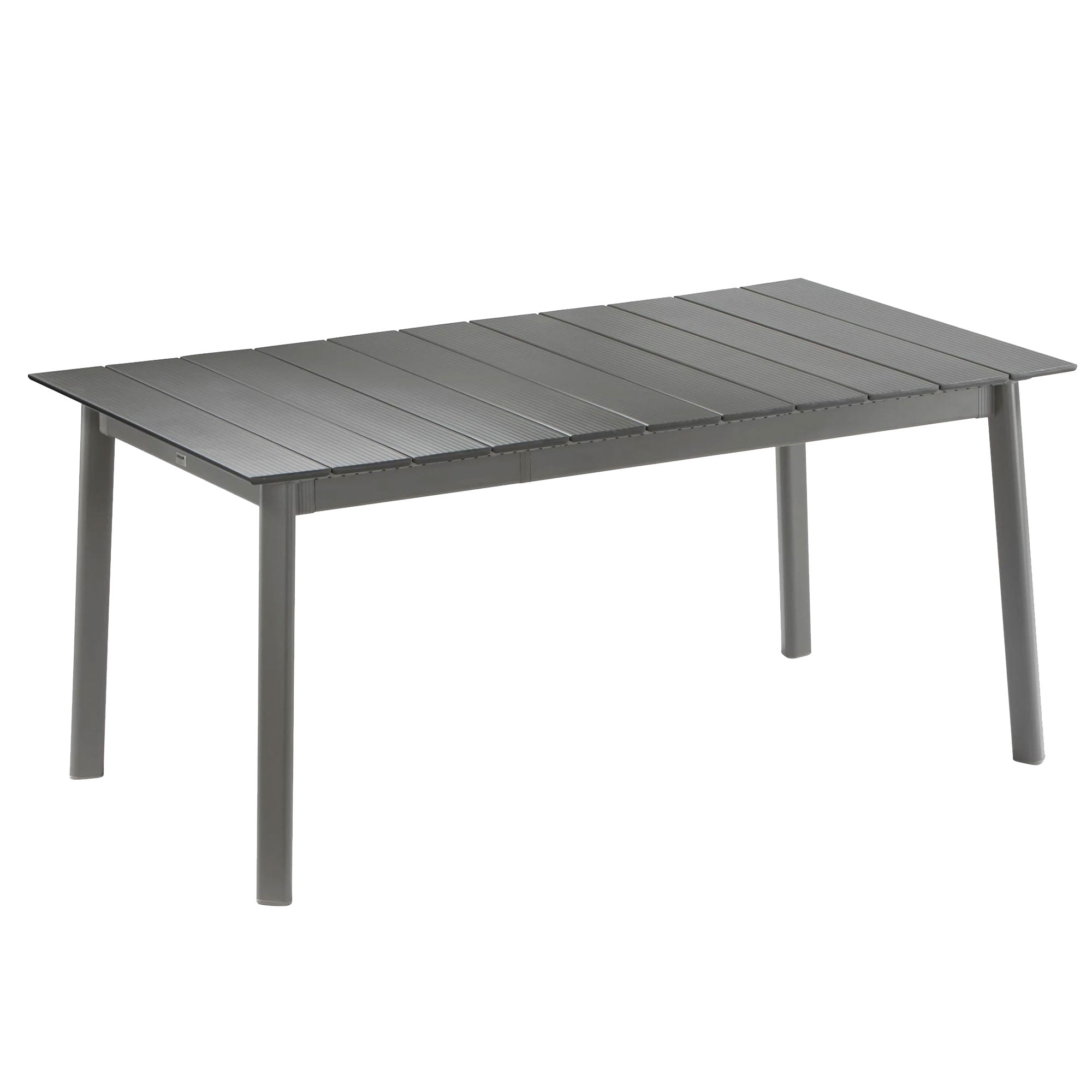 Lafuma Extendable Aluminum Dining Table, 6-8 Person Outdoor Patio ...