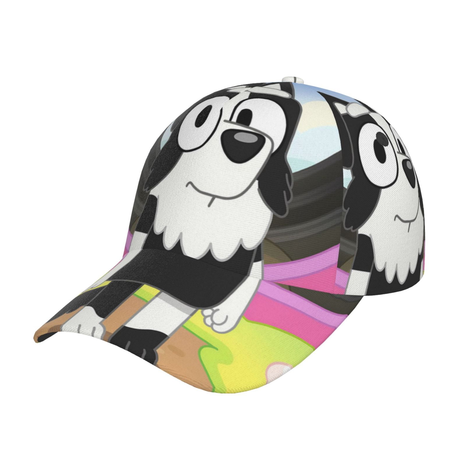 Lafuoo Bluey Pattern Curved Brim Baseball Cap, Adjustable Sports Travel ...