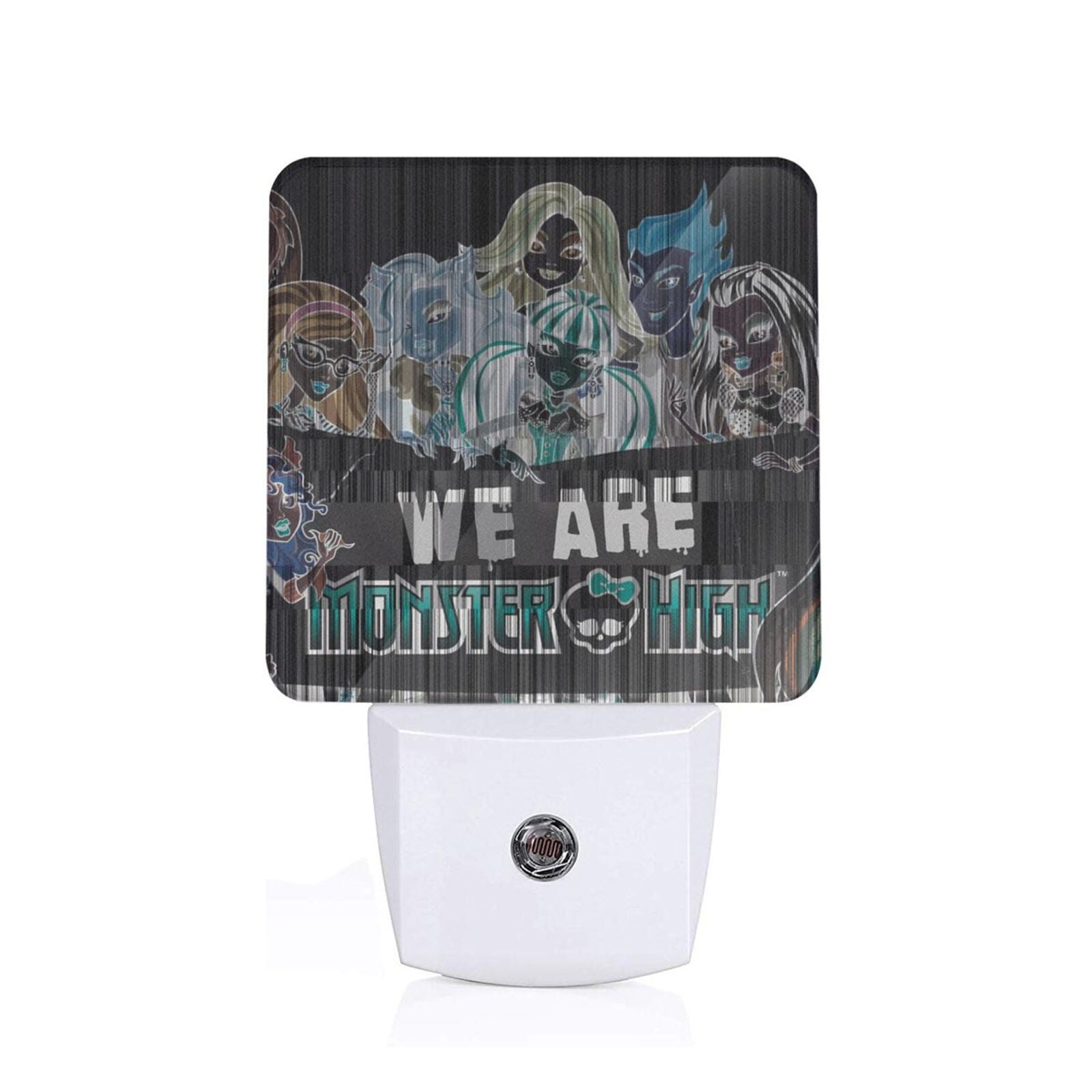 Lafuoo Monster High Pattern LED Night Light Plug-in, Dusk to Dawn ...