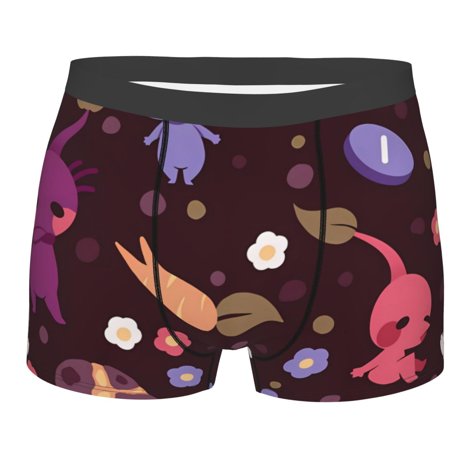 Lafuoo Pikmin Pattern Men's Boxer Briefs, Elastic Waistband Boxer ...