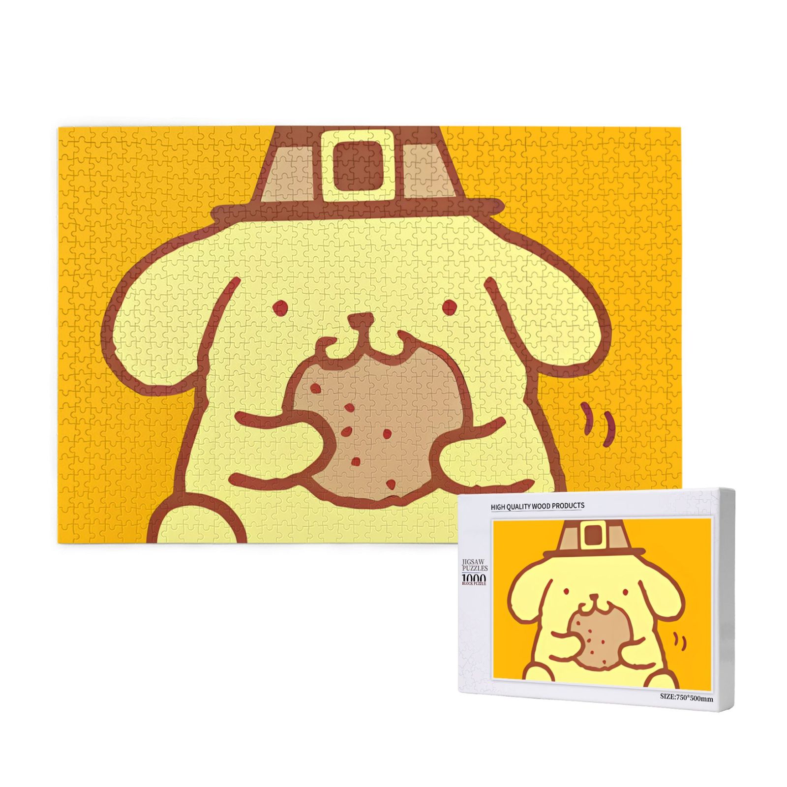 Lafuoo Sanrio Pattern 1000-Piece Wooden Jigsaw Puzzle, Stress-Relieving ...