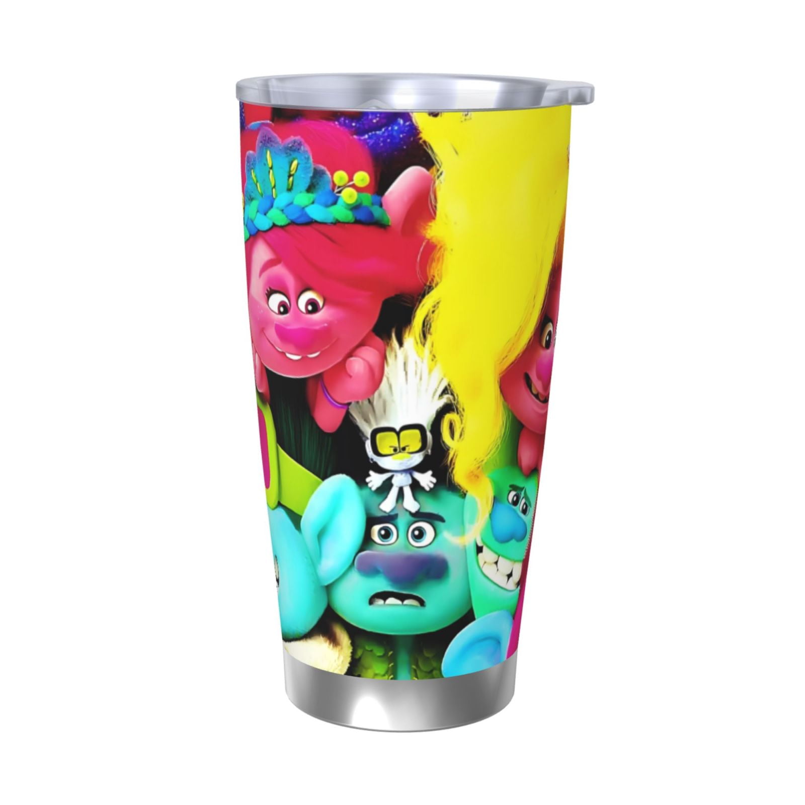 Lafuoo Trolls Band Together Pattern 20OZ Car Cup, Stainless Steel ...