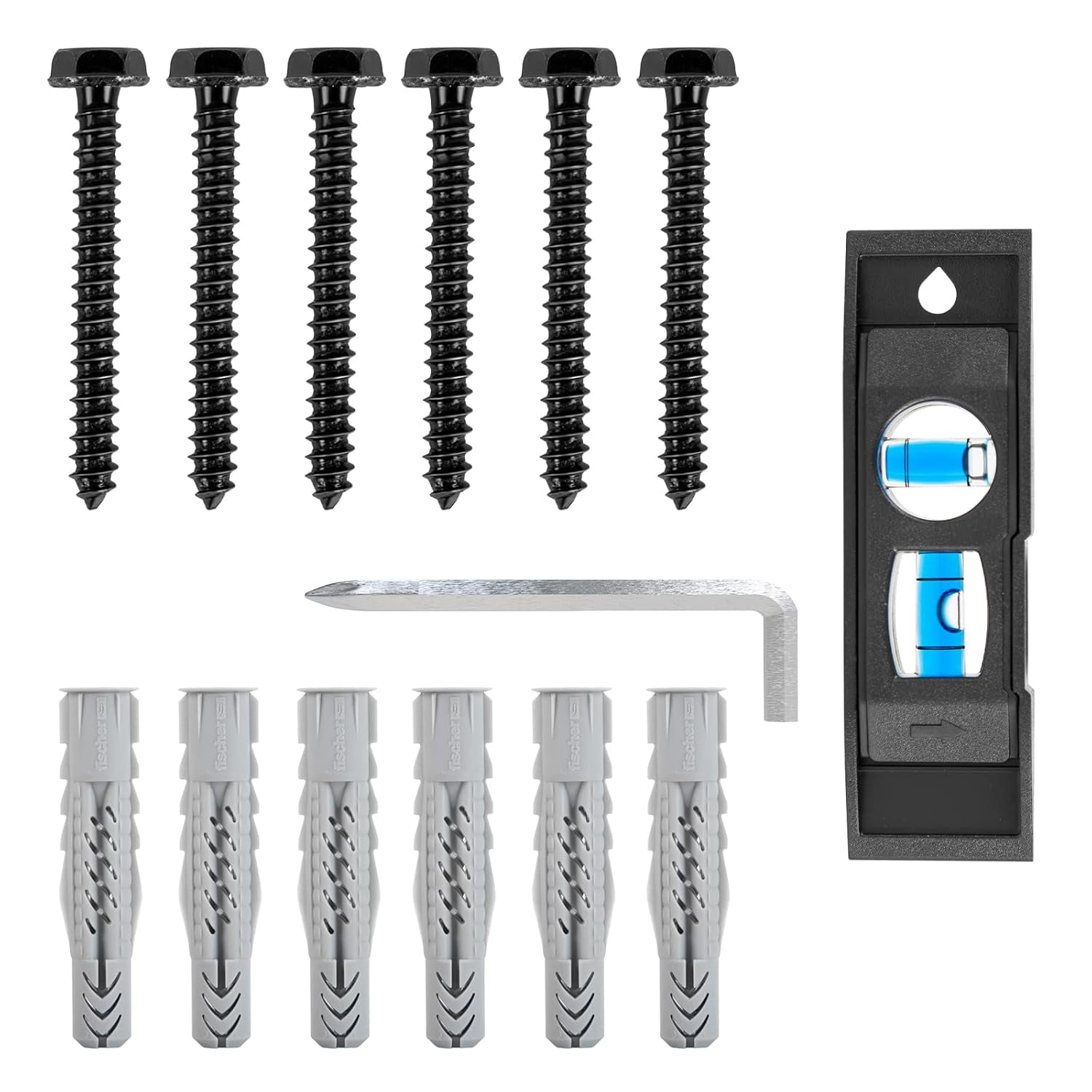 Lag Bolt Kit for TV Wall Mount Comes with M8 Lag Bolt for Wood Stud ...
