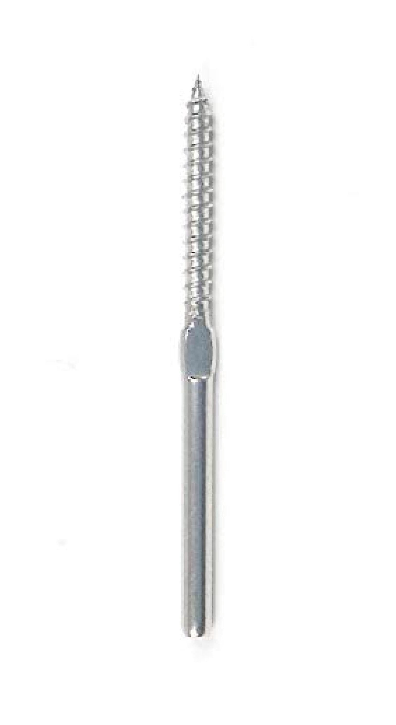 Lag Screw Stud Swage T316 Stainless Steel Cable Railing for 1/8" (50 ...