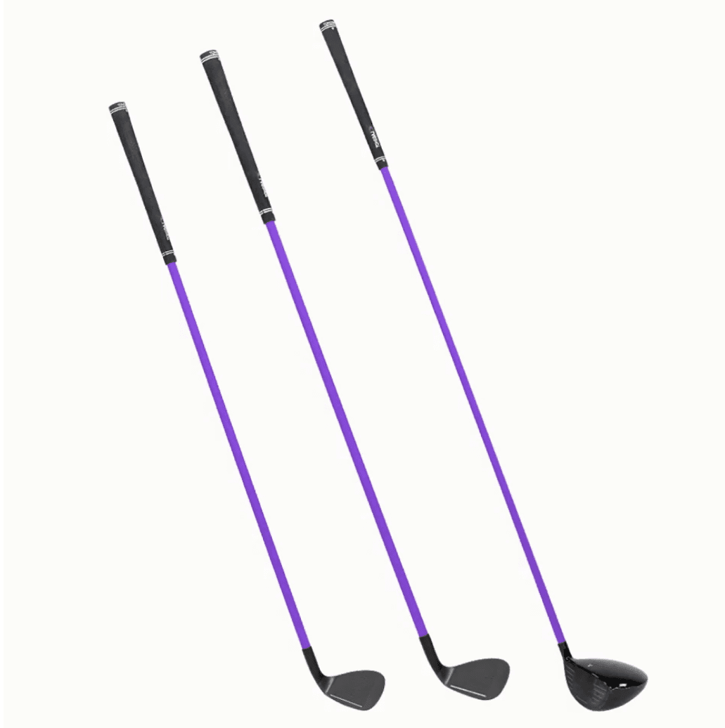 Lag Shot Lady Triple Threat Combo (Left Handed) Driver Iron Wedge Golf ...