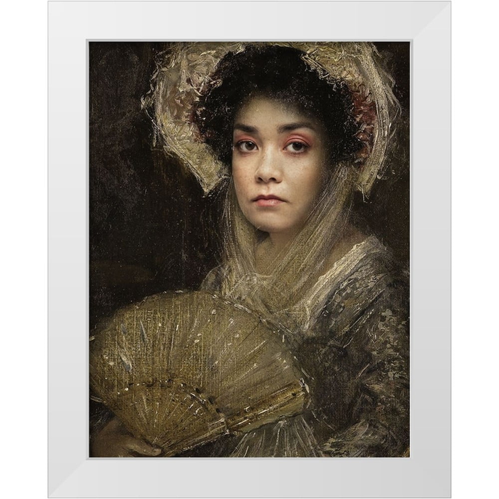 Lagandre Transgressed, Thierry 26x32 White Modern Wood Framed Museum ...