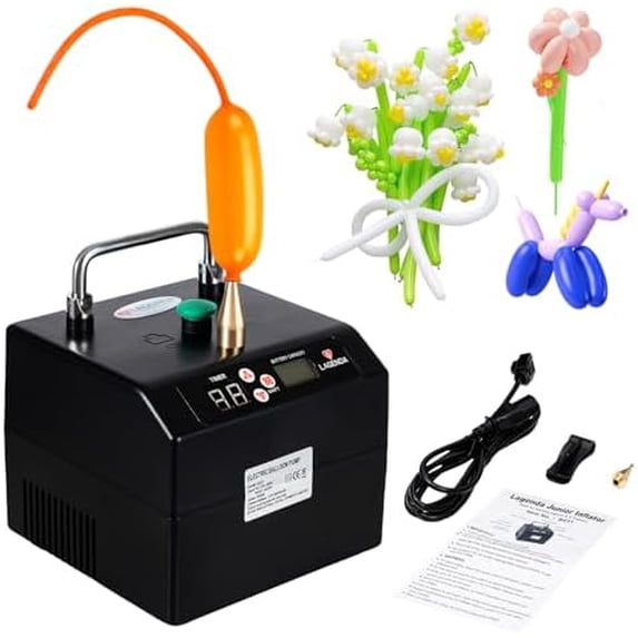Lagenda Electric Air Balloon Pump, B231 Balloon Blower Machine w/Timing ...