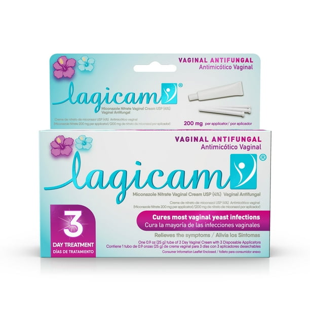 Lagicam 3-Day Vaginal Antifungal Miconazole,Quick Yeast Infection ...