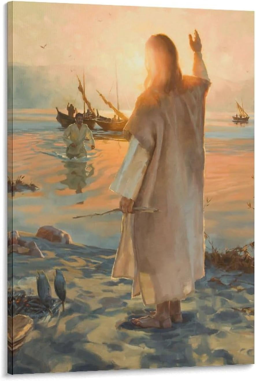 Lago Di Tiberiade by Greg Olsen Painter Wall Art Poster Print Photo Art ...
