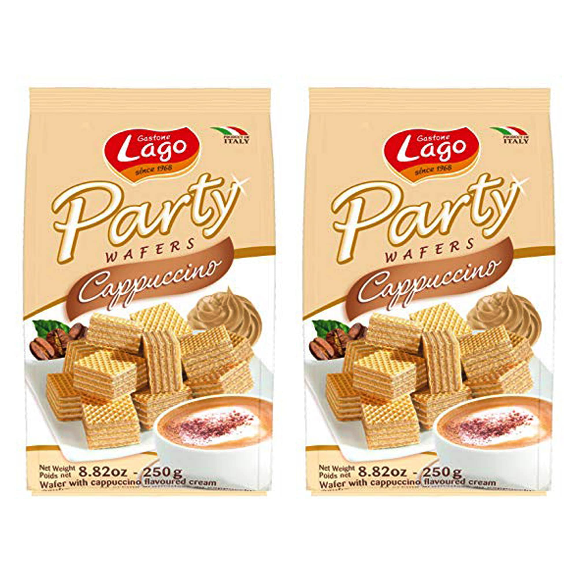 Lago Party Wafers Cappuccino OIF8 Cream | Contain Coffee Powder in ...